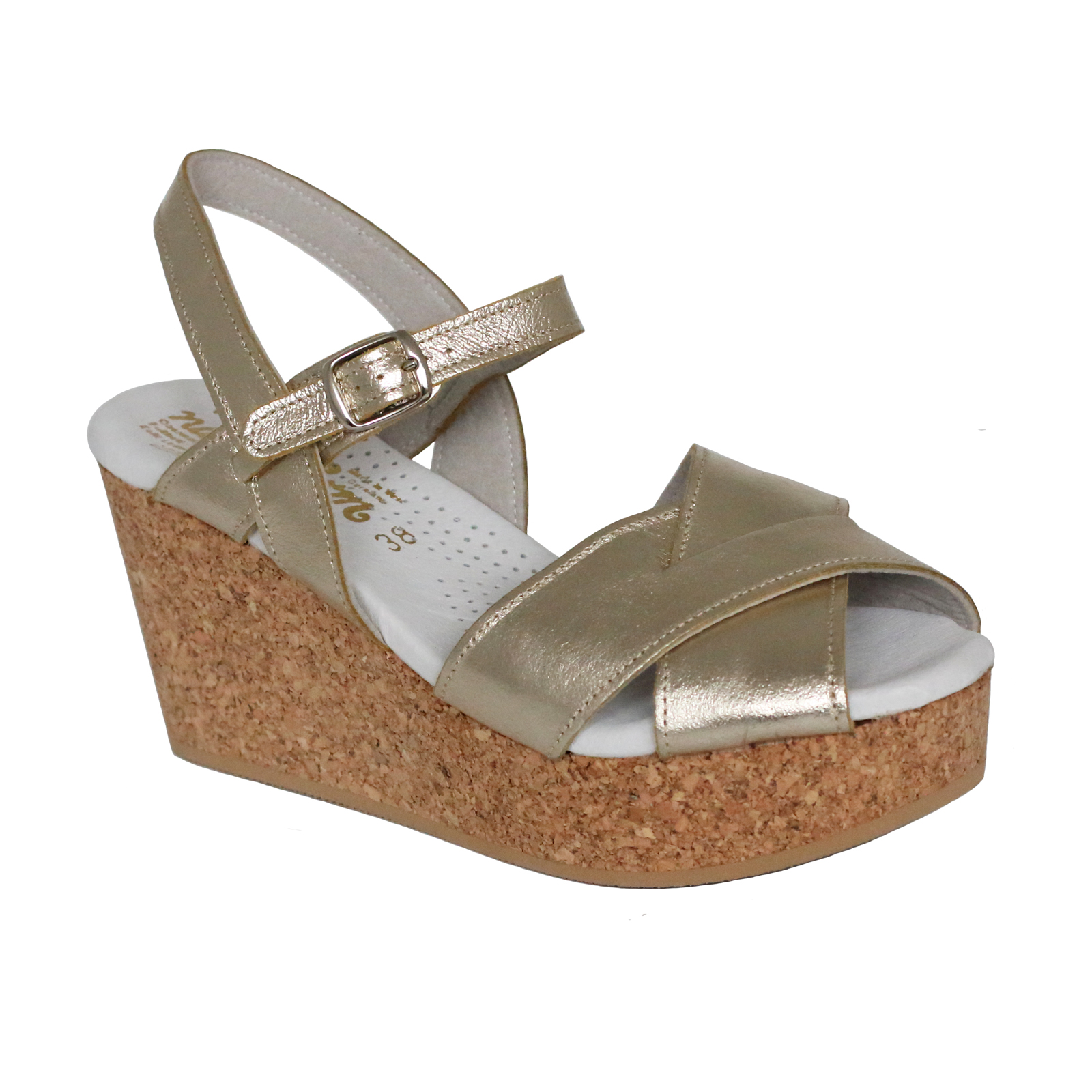 Sandales 770W Bride Wedge - Gold
